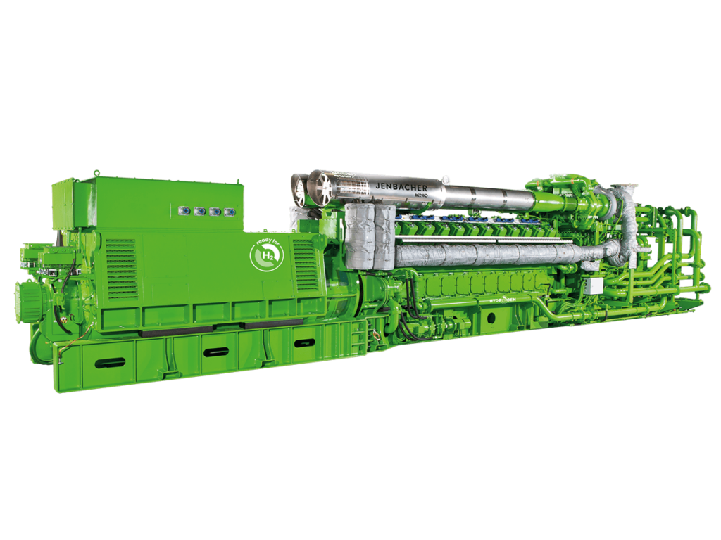 Front View of a Jenbacher J624 Gas Engine (CHP Module) | Jenbacher