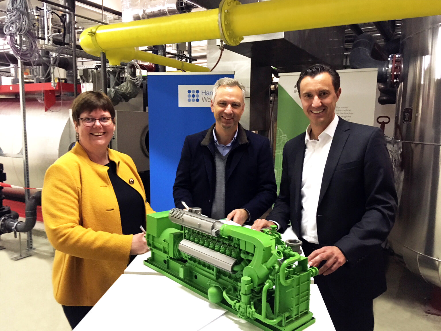 INNIO_HanseWerk_LOI_Hydrogen CHP_1MW_Nov2019 | Jenbacher